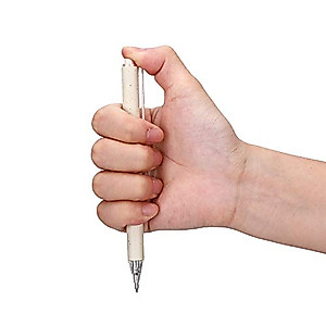 Gel Pens for Note Taking 12PCS RIANCY Black Ink Fine Point Pen Black Gel Pens Quick Dry Ink 0.5mm Smooth Writing Pen for Home Office Art Back to School Supplies (Cream)