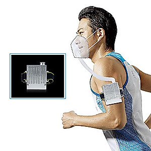 4WDKING Rechargeable Electrical Air Purifying, Reusable Portable Air Purifier with HEPA Filter for Sleeping Outdoor Sports Housework, Aluminum Housing