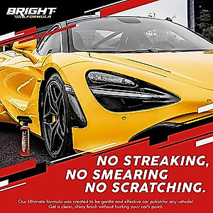 Ceramic Coating Car Wax -By Bright Formula for Cars - 3 in 1 Ceramic Spray Wax And Wash, Car Coating - Ceramic Coating Detail Si02 Spray - Ceramic Wax For Cars, Silicon Dioxide Ceramic Spray Coating For Cars