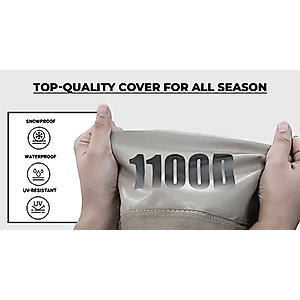 IMPROVED! Generator Cover while Running Heavy Duty 100% Waterproof Portable Generator Enclosure Tent to Run in All Weather- 3 Layers Protection Shed with Inbuilt Frame for 3500w-12000w Generators