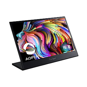 AOPEN by Acer Portable Monitor 16PM6Q bmiux 15.6-inch Full HD (1920 x 1080) Portable IPS Monitor (2 x USB Type-C & 1 x Mini HDMI Port)
