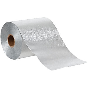 ForPro Professional Collection Expert Embossed Aluminum Foil Roll, 320 Ft Hair Foils for Color Application and Highlighting Services, Silver, Medium, 5W