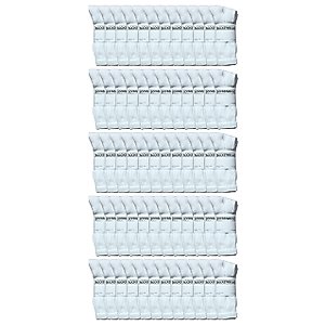 SOCKS'NBULK 60 Pairs Mens Wholesale Bulk Sports Crew Socks, Athletic Socks Case Pack Options (10-13, White)
