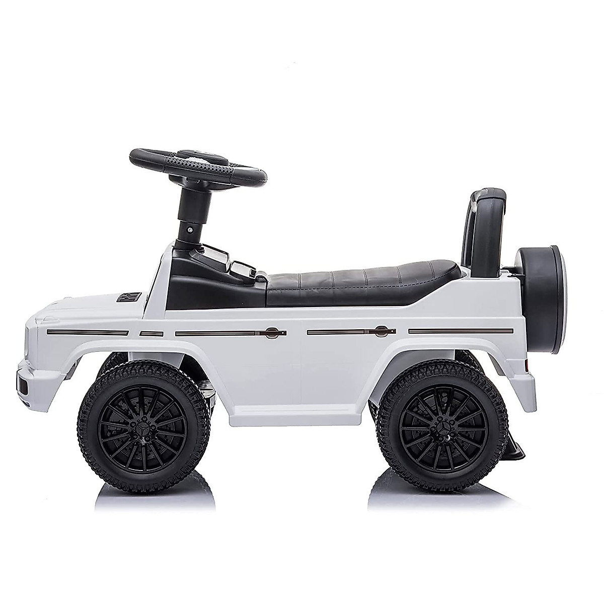 Best Ride On Cars Mercedes G-Wagon Push Car, White, Large