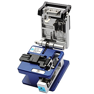 FC-6S Optical Fiber Cleaver Stripping Cutter Tool Cleaves for SUMITOMO with 36000 Cleaves and Coating Diameter: 250μm - 900μm 12 Position Blade Cold Connection Tools Fiber Equipment Used in FTTH