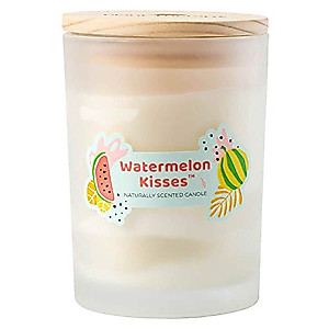 Plant Therapy Watermelon Kisses Aromatherapy Candle - Vegan Soy & Coconut Wax, 8 oz, Long Lasting, Hand Poured in The USA, Scented with Essential Oils