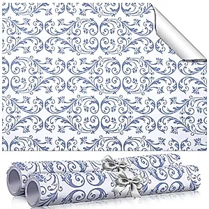 24 Sheets Drawer Liners for Dresser Fresh Linen Scented Drawer Liners for Bedroom Drawer Paper Liner Non Adhesive Paper Sheets for Drawer Fragrant Drawer Liners for Home Shelf Closet (Modern Style)