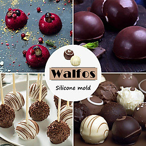 Small 15-Cavity Semi Circular Silicone Mold, 2 Packs Half Sphere Silicone Baking Molds for Making Jelly, Chocolates and Cake