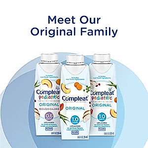 Compleat Tube Feeding Formula, Unflavored, 8.45 FL OZ (Pack of 24)