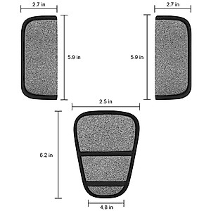 Accmor Car Seat Straps Shoulder Pads Suit for Baby Kids, Car Seat Strap Covers,Hip Support,Car Seat Strap Pads,Soft Seat Belt Covers for All Car Seats, Pushchair, Stroller