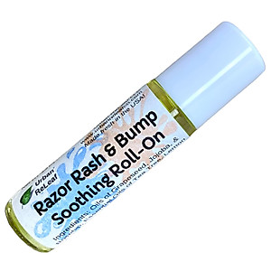 Urban ReLeaf Razor Rash & Bump Soothing Roll-On. Shrink Ingrown Hair Irritation, Help Itchy Red Skin. For Face, Neck, Bikini, Body. 100% Natural, Vegan. Essential Blend! Smells Amazing, Works Great!