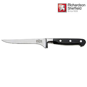 RICHARDSON SHEFFIELD V Sabatier 9pc, 9 Piece Knife Block, Black