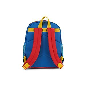 AI ACCESSORY INNOVATIONS Cocomelon JJ's Playtime Interactive Mini Backpack for Boys and Girls, Pre-school Schoolbag with Padded Back and Adjustable Straps, Versatile 12”