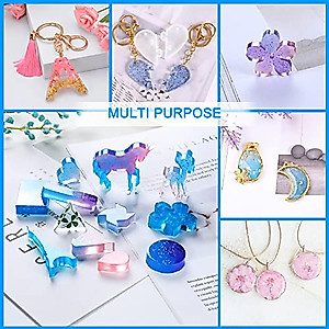 UV Resin 300g - Upgraded UV Resin Kit, Hard Type Crystal Clear Ultraviolet Curing UV Epoxy Resin for Craft Jewelry Making