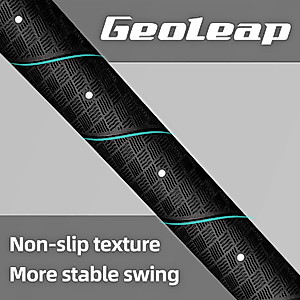 Geoleap Glory-M Golf Grips Set of 13- Memory Point assists Hand Placement, Anti-Slip,Golf Club Grips, Standard/Midsize,7 Colors to Choose.… (Standard, Red)