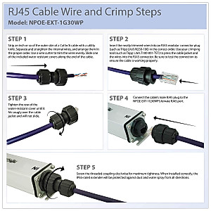 Tripp Lite Gigabit Ethernet PoE Extender Cat5e/6/6a 1-Port Water Resistant