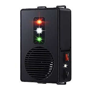 Loraffe Rodent Repellent Ultrasonic Under Hood Animal Repeller Battery Operated Rat Strobe Light Mouse Deterrent for Car Engine Garage Home Attic Warehouse, Indoor Pest Control, Vehicle Protection
