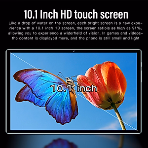 ciciglow Office Tablet, 10.1 Inch FHD Gaming Tablet, 8GB RAM 256GB ROM Reading Tablet, Octa Core CPU, 8MP+16MP Camera, for Android 12, 7000mAh, 4G LTE, WiFi (Green)