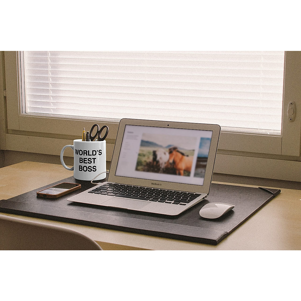 Worlds Best Boss Mug, The Office Coffee Mug, Office Decor, Gift for Office Fans Boss Coworkers or Friends 11oz