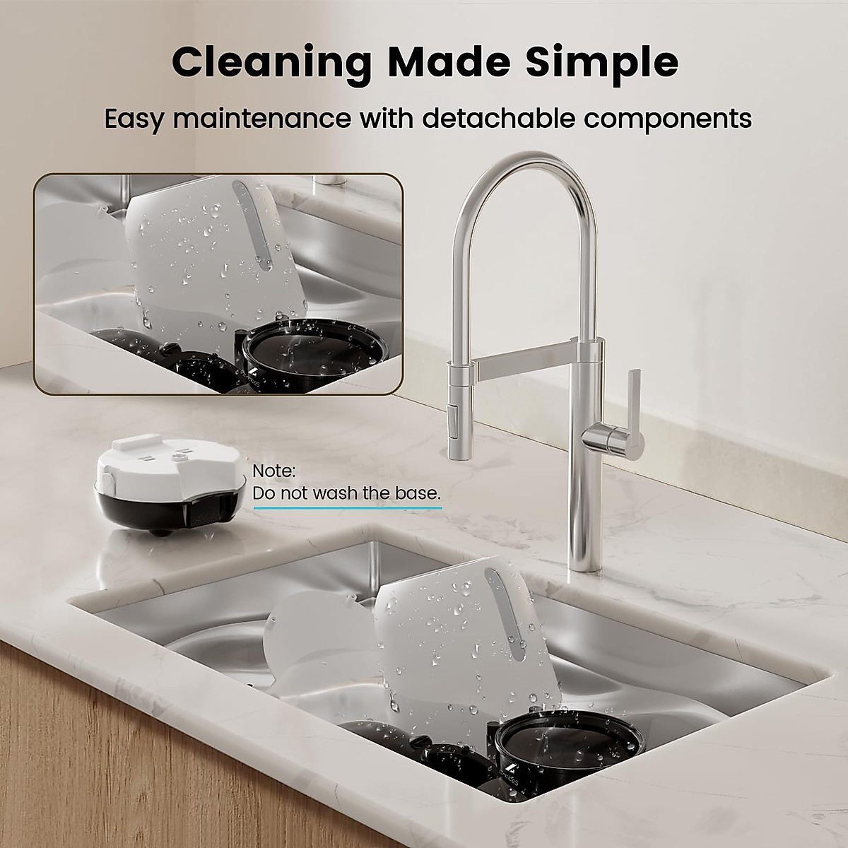 Automatic Cat Feeder, 3L Timed Cat Feeder for Dry Food Up to 6 portions, 6 Meals/Day, Dual Power Supply Cat Feeders