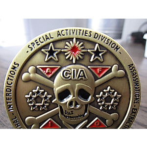 Central Intelligence Agency Covert Special Operations Clandestine Service Lethal Humint CIA Challenge Coin
