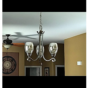 Design Classics Lighting Mercury Oblong Glass Light Shade