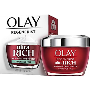 Ultra Rich ΟΙay Hydrating Moisturizer Face Cream FRAGRANCE FREE - 1.7oz (PACK OF 2)