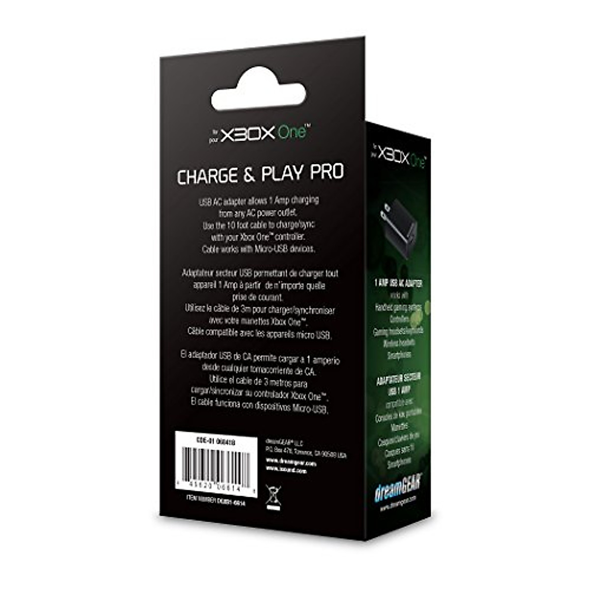 dreamGEAR Charge & Play Pro 10' Micro-USB Cable with Digital Cameras and MP3 Players - Xbox One