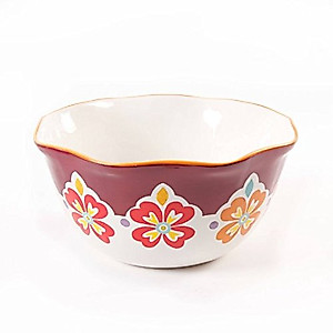 The Pioneer Woman Flea Market Scalloped Edge Serving Bowl Set, 3-Piece (Pack of 2)