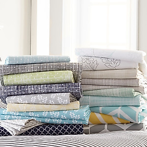 Simply Soft Ultra Soft Patterned 3 Piece Duvet Cover Set, King, Ribbon Gray (SS-DUV-Ribb-King-GR)