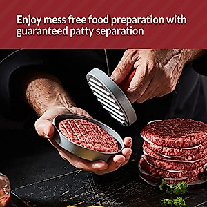 (1000 Pack) Reli. Hamburger Patty Paper (4.5 Inch Round) | Wax Paper | Food Grade Patty Paper,Parchment Paper Sheets| Non-Stick Paper for Burger Press/Separating Frozen Patties,Restaurant-Grade (4.5")