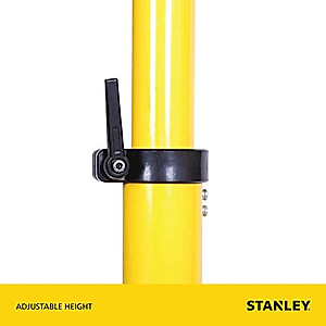 Stanley 24 Inch Oscillating Industrial High Velocity Pedestal Fan - Use for Shop, Garage or Warehouse, All-Metal Construction, 3 Speed Settings (ST-24POSC)