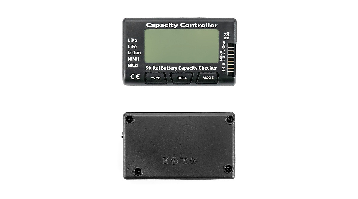 QWORK RC Cellmeter: Battery Voltage Tester & Capacity Checker