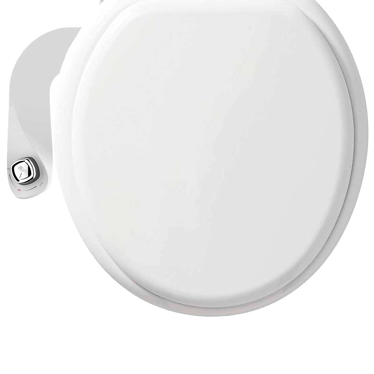 Bio Bidet by Bemis 400TTA Bidet Bundle, Economy Wood Toilet Seat, Fresh Water Spray, Non-Electric, Easy to Install Bidet, ROUND, White
