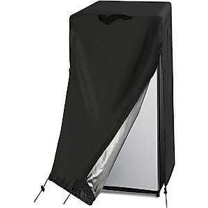 Guisong Refrigerator Cover, Waterproof&Dustproof Cover for Protecting Upright Freezers/Beverage Refrigerator-Suitable for Cold Rooms(36"W x 30"D x 71"H)