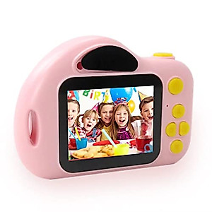 Pink Kids Digital Camera, 32GB Micro SD Card, Gifts for Birthday Christmas, Holiday, Festival