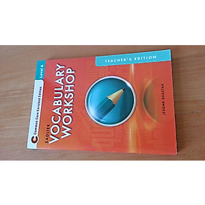 Vocabulary Workshop Common Core Enriched Edition Level A (Grade 6): Teacher Edition