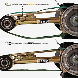 KFMK 2"x48" Belt Grinder Attachment for Bench Grinders, 2x48 Inch Belt and 7 Inch Disc Sander Attachment for Bench Grinders