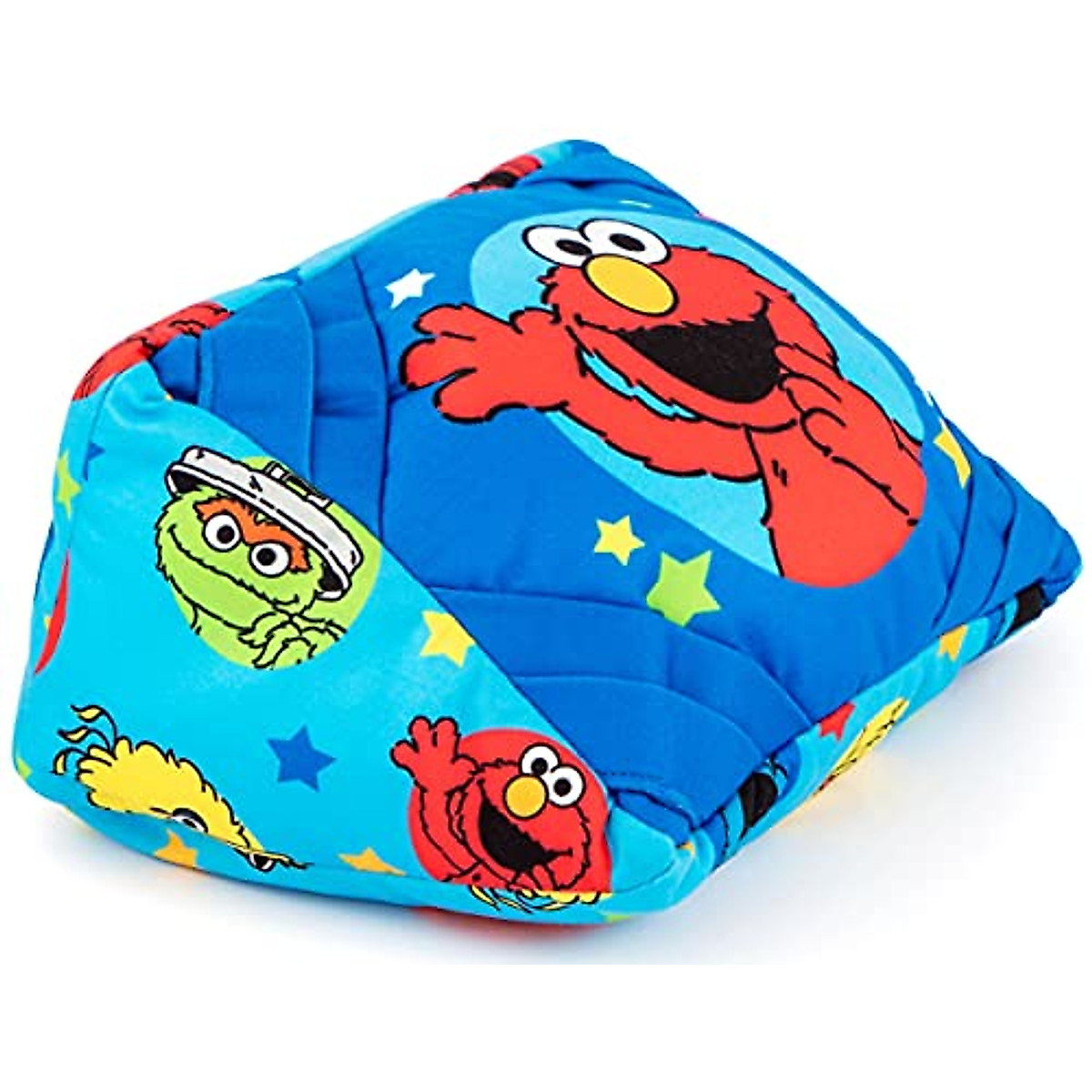 Jay Franco Sesame Street Hi Elmo Small Tablet Pillow- Soft Holder Rest Support Pillow Features Cookie Monster, Big Bird, & Oscar The Grouch (Official Sesame Street Product)