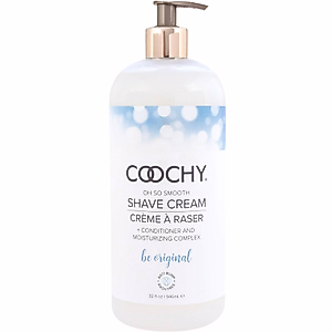 Coochy Intimate Shaving Cream | Shave Conditioner & Moisturizer for Face & Body | Ideal for Sensitive Skin Care, Anti-Bump | Be Original, 32 oz