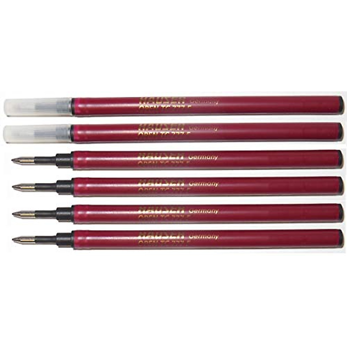 Hauser 777 Rollerball Refills - 6 Pack - Black