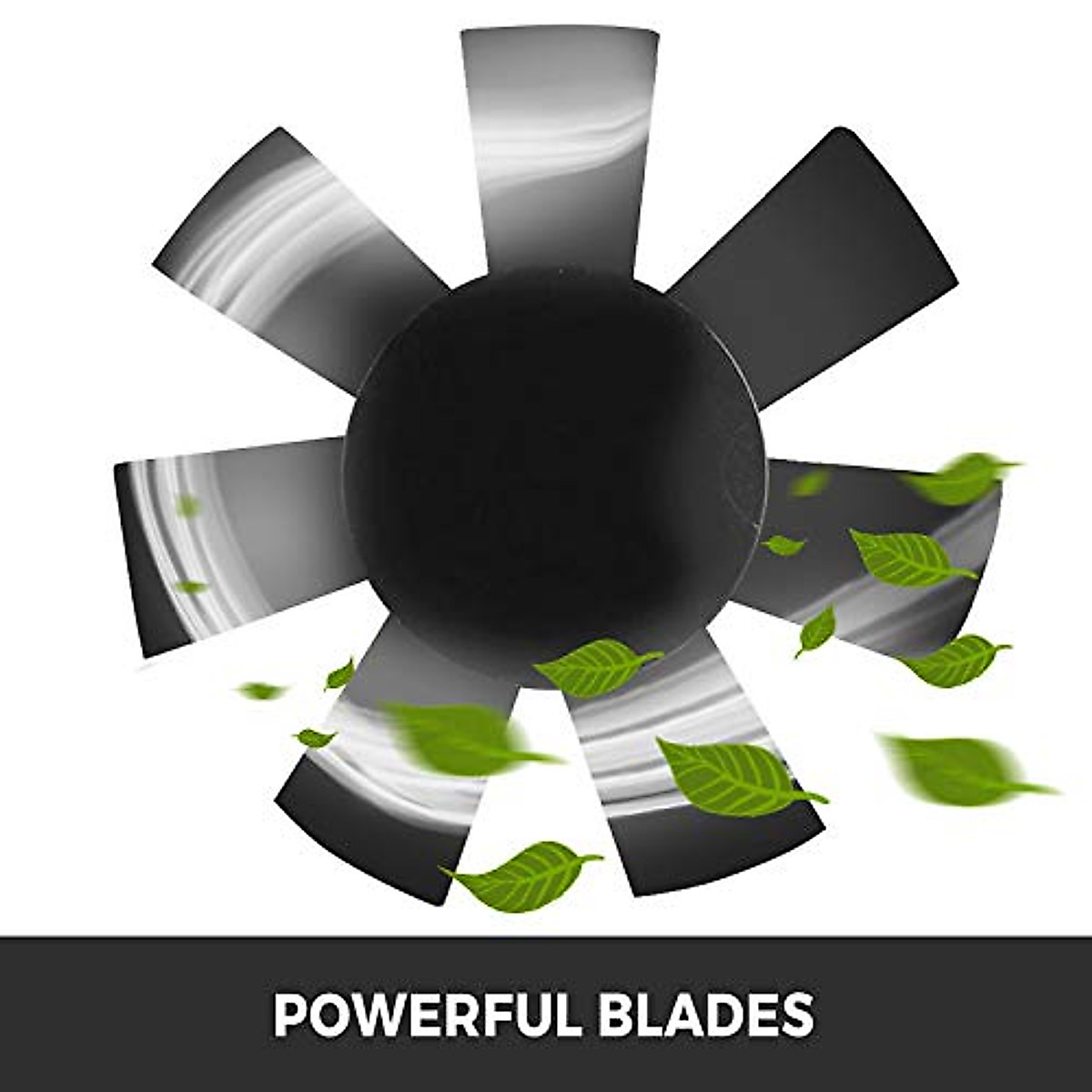 OrangeA Utility Blower Fan 12 Inch 0.7HP 2295 CFM 3300 RPM Portable Ventilator High Velocity Multifunctional Ventilator Fume Extractor (12 Inch)