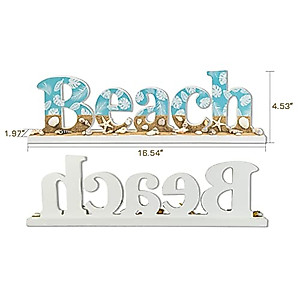 SAILINGSTORY Beach Decor, Beach Sign Beach Bathroom Decor Nautical Decor Ocean Coastal Decor