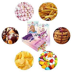 Generic 12 PCS Gift Bags Party Decorations, Birthday Candy Favor Bags, Paper Goodie Bags, Party Favor Bags for Birthday Party Decorations Supplies, white