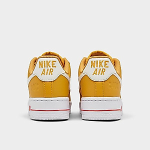Nike AIR Force 1 '07 SE Women's Sohes (Yellow Ochre/Sail-White/Team Orange, Numeric_11_Point_5)
