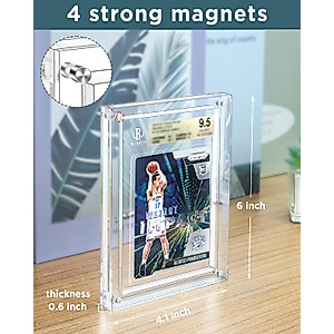 BGS Graded Card Holder Acrylic Frame, Sports Card Display BGS Card Frame