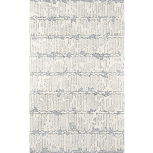 Momeni Smith Abstract Hand Tufted Grey Area Rug 2' X 3'