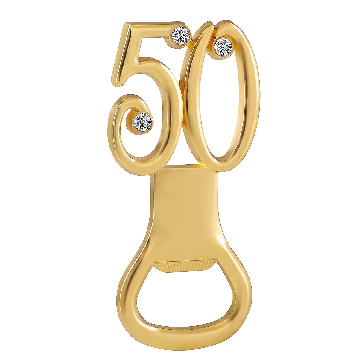 N&B 36pack 50th Birthday Beer Bottle Opener for 50th Birthday Party Favors 50th Wedding Anniversaries Souvenirs Favors Gifts Decorations (36)