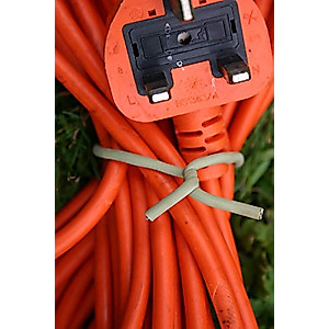 Tierra Garden 50-3010 Haxnicks Slim Soft Tie for Plants & Trees, 26.3', Green