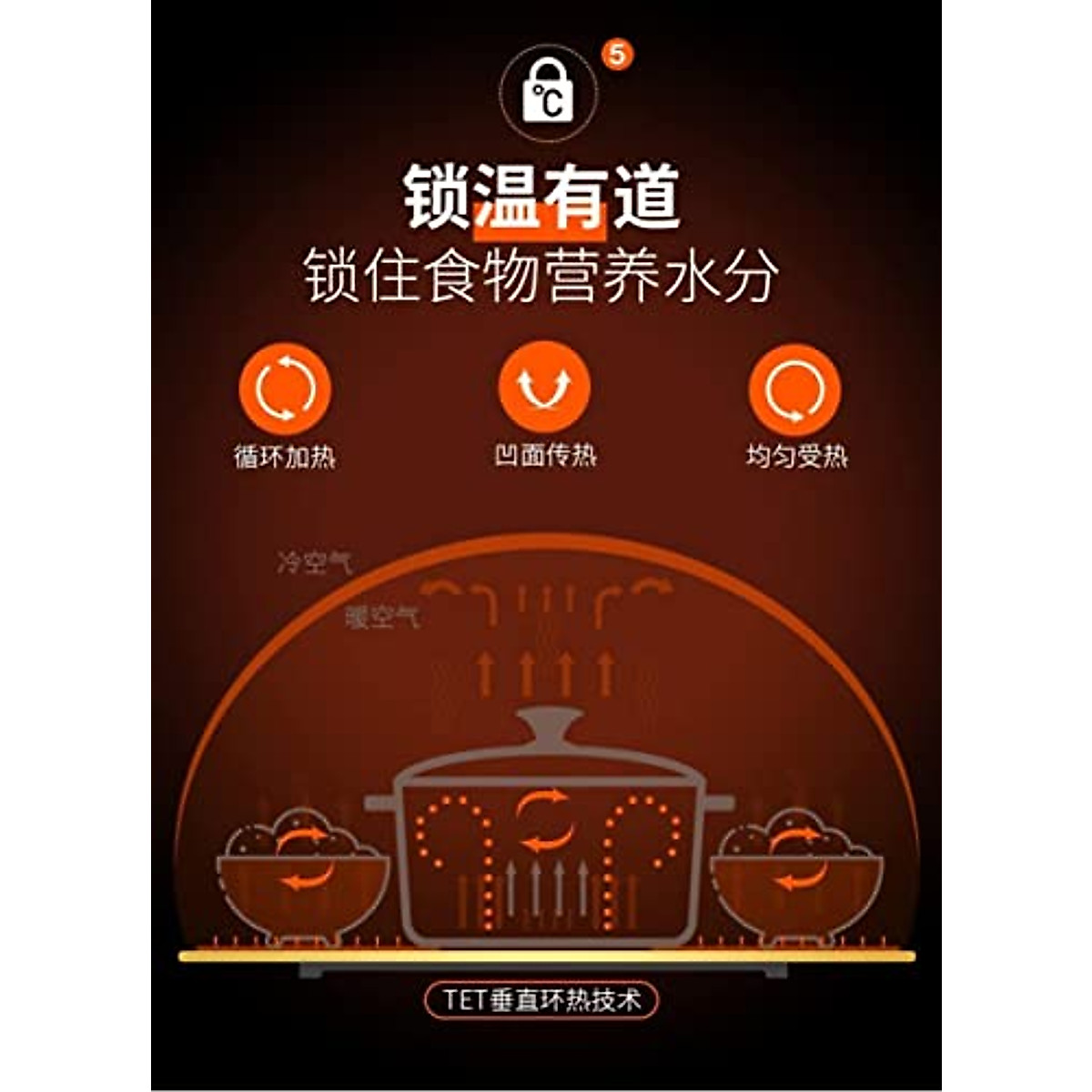 Buffet Warming Tray Hot Plate with Adjustable Temperature Control, Party Chafing Dish, Electric Food Warmer for Kitchen, Dining Room,Black,16x11inch (Black 31x19inch)